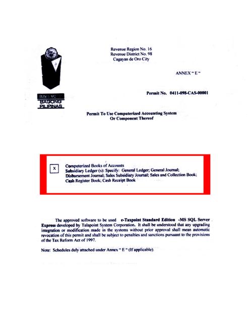 eTaxpoint Software Solutions Corp.